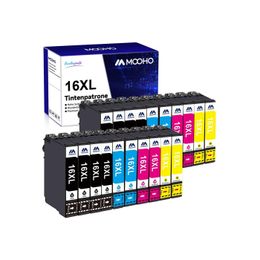 MOOHO für EPSON 16XL 16 XL WF2630 2510 2750 2760 2650 2660 Tintenpatrone (0-tlg)