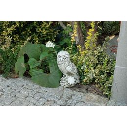 JVmoebel Skulptur Garten Dekoration Eule Terrasse Stein Figuren Figur Deko Statue