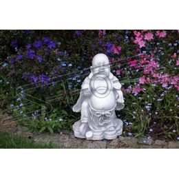 JVmoebel Skulptur Buddha Statue Skulptur Figur Dekoration Garten Terrasse Stein 101209