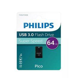 Philips 64GB Speicherstick Pico Edition black schwarz USB 3.0 USB-Stick