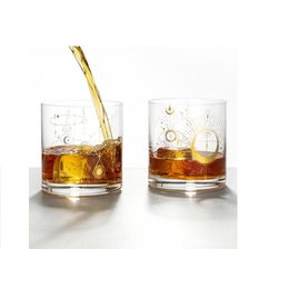 Crystalex Whiskyglas Alchemist Wassergläser Whiskygläser Kristallglas 410 ml 2er Set