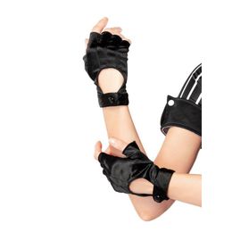 Leg Avenue Kostüm Fingerlose Handschuhe schwarz