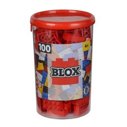 Simba Spielbausteine Konstruktionsspielzeug Blox 100 Teile 8er rot 104118905
