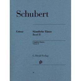 Sämtliche Tänze, Klavier - Band II Franz Schubert - Sämtliche Tänze, Kartoniert (TB)