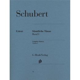 Sämtliche Tänze, Klavier - Band I Franz Schubert - Sämtliche Tänze, Kartoniert (TB)