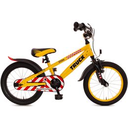 Kinderfahrrad Bachtenkirch "TRUCK" Fahrräder Gr. 25 cm, 16 Zoll (40,64 cm), gelb (gelb, schwarz) Kinder Kinderfahrräder