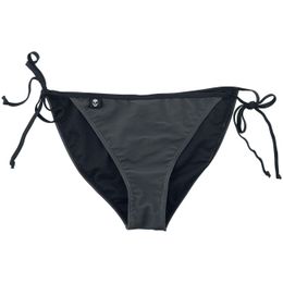 Black Premium by EMP Bikinihose mit kleinem Print Bikini-Unterteil grau in XL