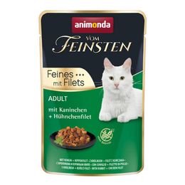 36x85g animonda vom Feinsten Adult mit Kaninchen + H&uuml;hnchenfilet