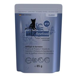 Catz Finefood - No. 17 Geflügel & Garnele 16x85g