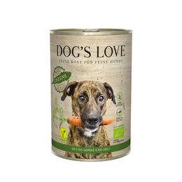 DOG’S LOVE Dog's Love Bio Gartenernte Vegan mit Gemüse und Obst 6x400g