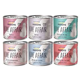 Hardys Love Affair Mixpaket Katzen-Nassfutter getreidefrei 6x200g/185g