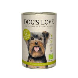 DOG’S LOVE Dog's Love Bio Huhn mit Buchweizen, Sellerie und Basilikum 6x400g