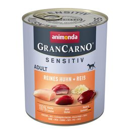 animonda GranCarno Adult Sensitiv Reines Huhn + Reis 6x800g