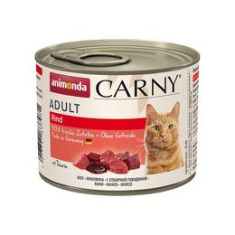 animonda Carny Adult Rind Katzen-Nassfutter zuckerfrei 6x200g