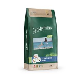 CHRISTOPHERUS erwachsener Hund Hunde-Trockenfutter ohne Weizen 4kg