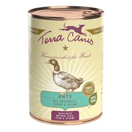 Terra Canis Ente mit Naturreis, Rote Beete, Birne und Sesam 6x400g