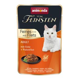 18x85g animonda vom Feinsten Adult mit Ente + Putenfilet