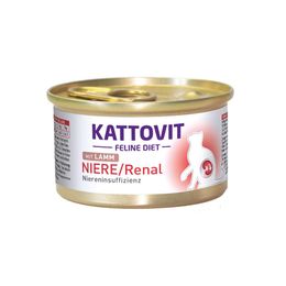Kattovit Feline Diet Niere/Renal Lamm Katzen-Nassfutter Di&auml;tfutter 12x85g
