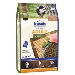 Bosch Adult Gefl&uuml;gel & Hirse Hunde-Trockenfutter ohne Gentechnik 3kg