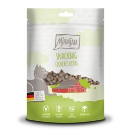 MjAMjAM Snackbag - leckeres Rind Katzensnacks ohne Getreide 125g