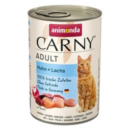 animonda Carny Adult Huhn + Lachs Katzen-Nassfutter getreidefrei 6x400g