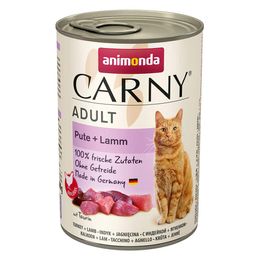 animonda Carny Adult Pute + Lamm Katzen-Nassfutter getreidefrei 6x400g