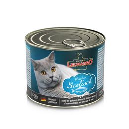 Leonardo Reich an Seefisch Premium Katzen-Nassfutter getreidefrei 6x200g