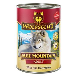 Wolfsblut Blue Mountain Adult Hunde-Nassfutter getreidefrei 6x395g