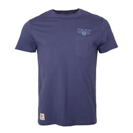 Top Gun Shirt Herren Gr&ouml;&szlig;e XL creme / hellblau / dunkellila