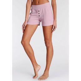 Kangaroos Shorts mit Eingrifftaschen, rosa