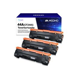 MOOHO Tonerkartusche 3 Schwarz ersatz für HP 44A CF244A laserjet pro m15w m28w toner