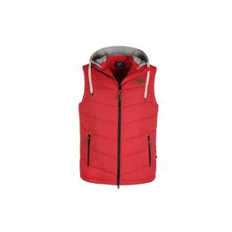 Dry Fashion Steppweste Herren Outdoor Weste Eutin mit Kapuze