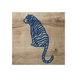 Namofactur 3D-Wandtattoo Tiger Holz Deko Wandbild 56x35cm Dekoration