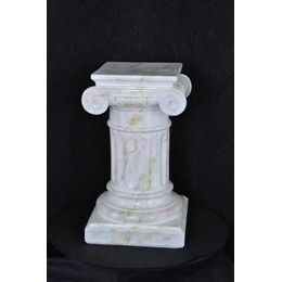 JVmoebel Skulptur Medusa Säule Römische Säulen Marmor Skulptur Figur Deko Ständer 1036