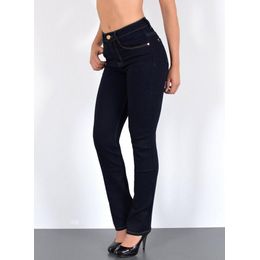 ESRA Straight-Jeans G600 High Waist Straight Fit Jeans Damen