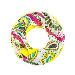 Sunsa Loop Damen Loop Schal. 100% Baumwolle Schlauchschal. Loopschal mit Blumen Design. Damen Accessoires: Rundschals