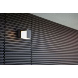Lutec Cuba Aussenwandleuchte LED Anthrazit, 1-flammig