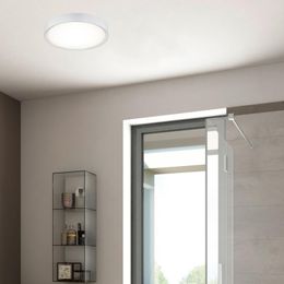 Trio Clarimo LED Deckenleuchte &Oslash; 33 H: 9 cm, cremewei&szlig;/wei&szlig; matt 659011801