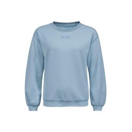 Tchibo Sweatshirt mit Statement-Print - Hellblau - Gr.: M