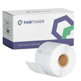 FairToner Kompatibel für Dymo LABELWRITER 310 (99015 / S0722440) Etikett 320x (54mm x 70mm)