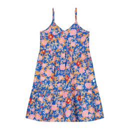 Shiwi Kleid 'JAKARTA' M&auml;dchen Gr&ouml;&szlig;e 104 royalblau / orange / rosa / knallrot / wei&szlig;