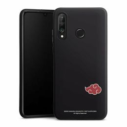 DeinDesign Handyhülle Akatsuki Naruto Shippuden Offizielles Lizenzprodukt Akatsuki Black, Huawei P30 Lite Silikon Hülle Premium Case Handy Schutzhülle