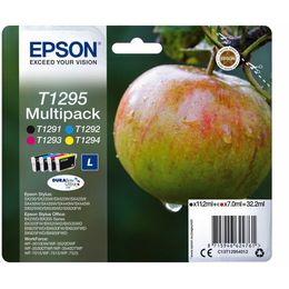 Epson 4 Epson Druckerpatronen Tinte T1295 BK / C / M / Y Multipack Tintenpatrone
