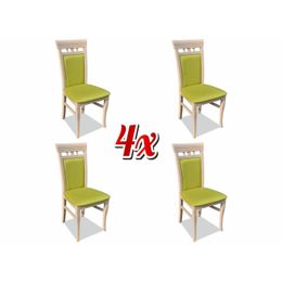 JVmoebel Stuhl, Garnitur Sessel Neu 4x Stühle Stuhl Polster Design