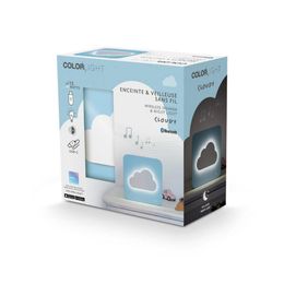 Big Ben Interactive BigBen portabler Lautsprecher COLORLIGHT Cloudy Wolke LED blau AU385120 Portable-Lautsprecher