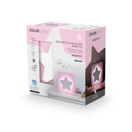 Big Ben Interactive BigBen Bluetooth Lautsprecher COLORLIGHT Narvy Stern LED pink AU385427 Portable-Lautsprecher