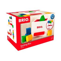 Brio® Steckspielzeug Brio Kleinkindwelt Holz Sortierbox weiße Sortierbox 7 Teile 30250
