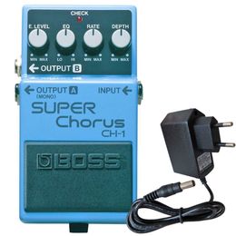 BOSS BY ROLAND E-Gitarre CH-1 Super Chorus Pedal mit Netzteil