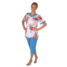 Consult-Tex Capri-Pyjama Damen Capri Bermuda Pyjama DF638cd (Spar-Set