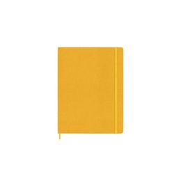 Moleskine Notizbuch - Color, XL, Liniert, Stoffeinband, Orangegelb, Gebunden
